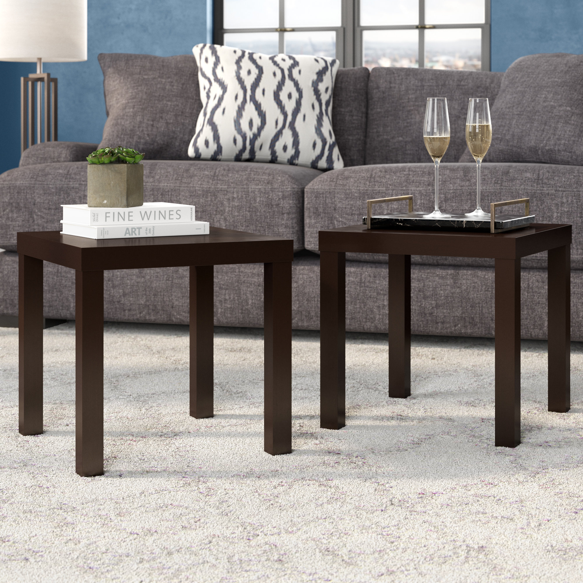 Ebern Designs Lansing End Table Set & Reviews | Wayfair
