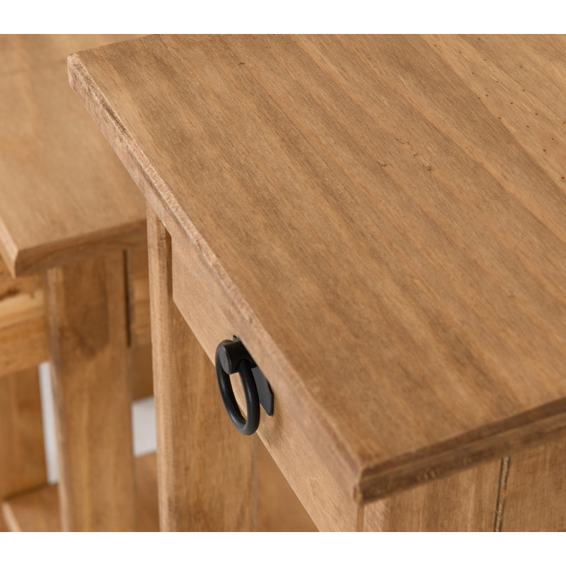 Union Rustic Dodge Rectangular Nesting Solid Wood Plant Stand & Reviews ...