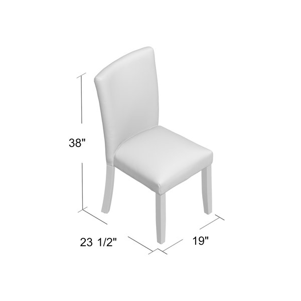 Charlton Home® Longwood 20.5'' H Upholstered Parsons Chair & Reviews ...
