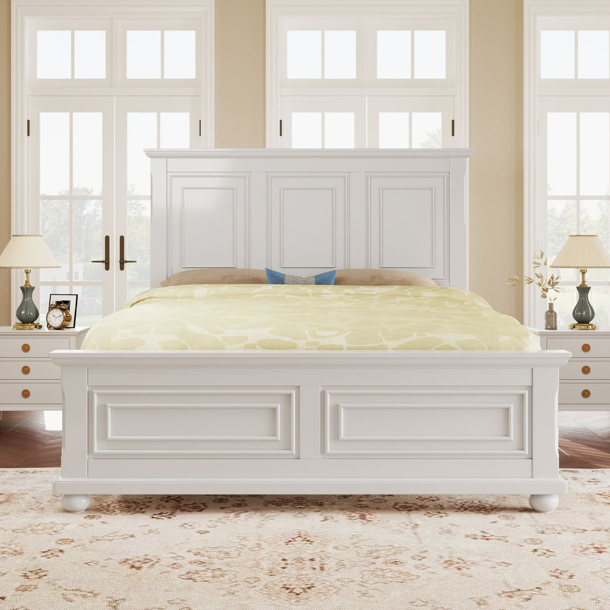 Alcott Hill® Traditional Town and Country Style Bed | Wayfair