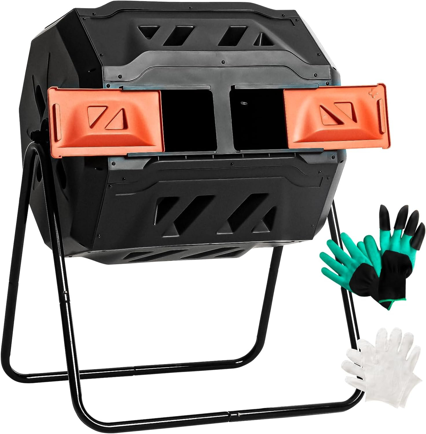 Bme Dual Chamber Rotating Composter Tumbler Outdoor & Reviews | Wayfair