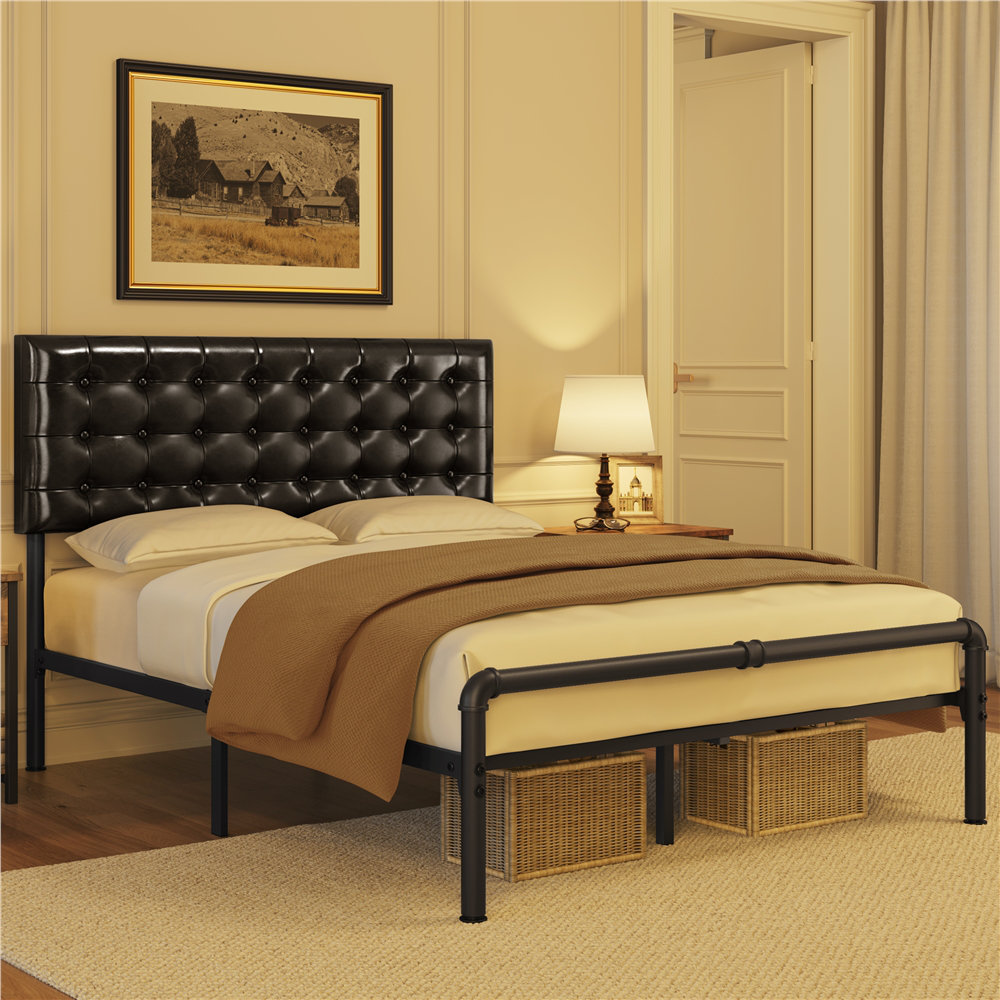 Williston Forge Courtlin Upholstered Bed & Reviews | Wayfair