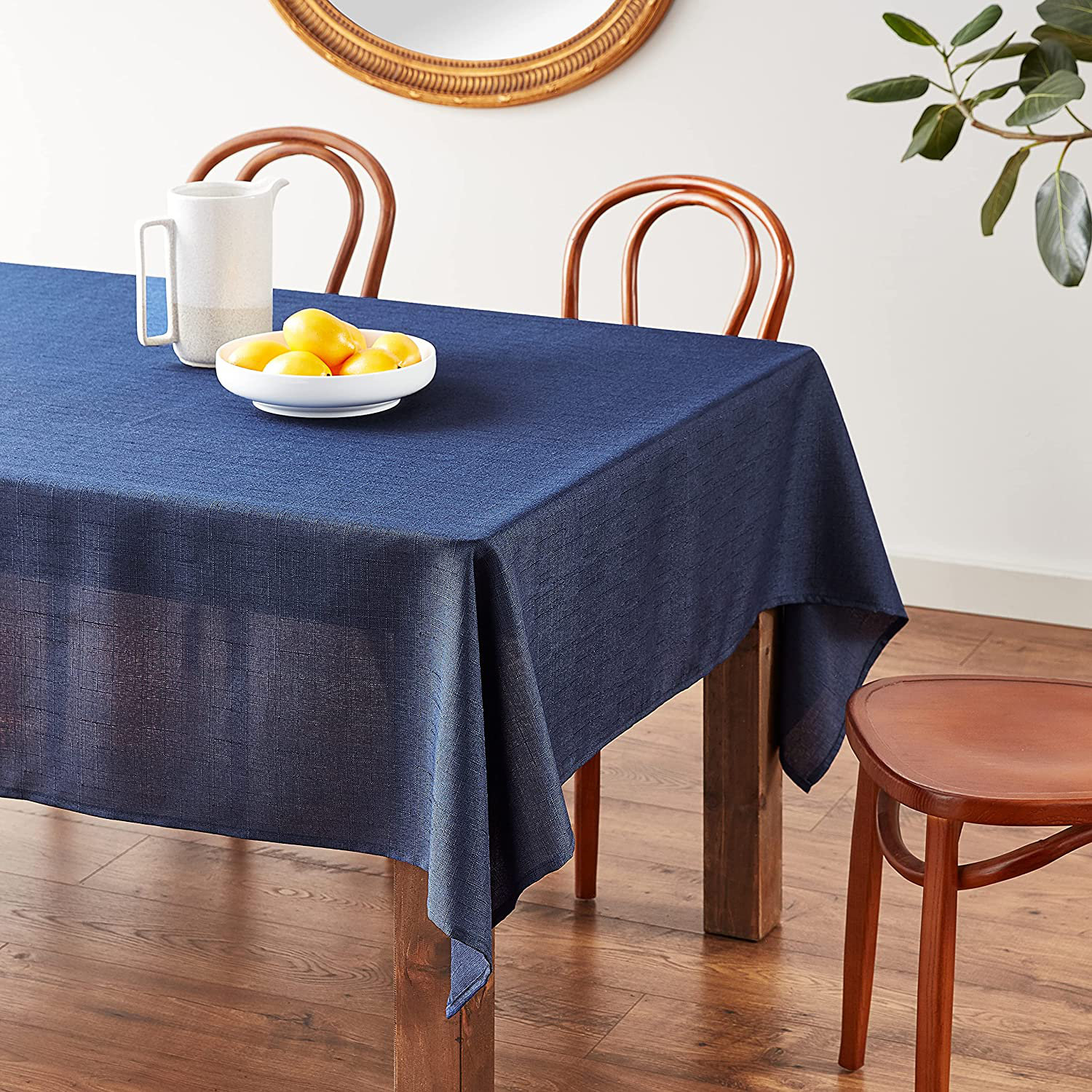 Red Barrel Studio® Tapanga Linen Vintage Tablecloth & Reviews | Wayfair