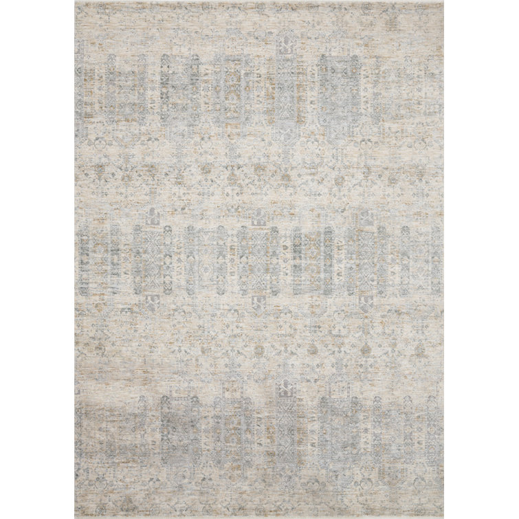 Alcott Hill® Bianca Subtle Ivory/Mist Area Rug & Reviews | Wayfair