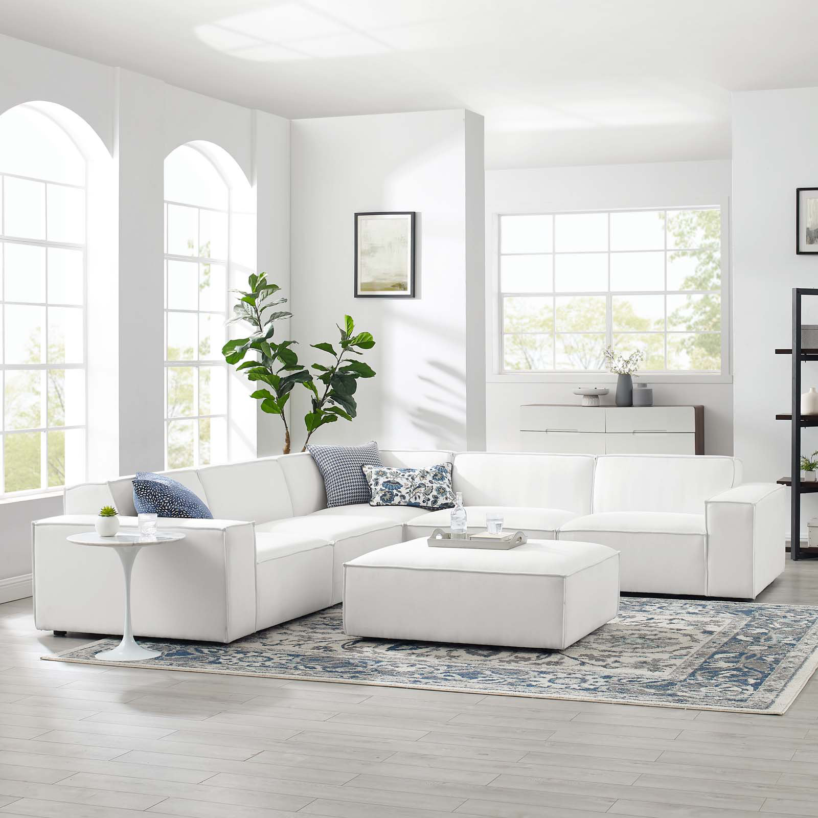 Modway Restore 6-Piece Sectional Sofa | Wayfair