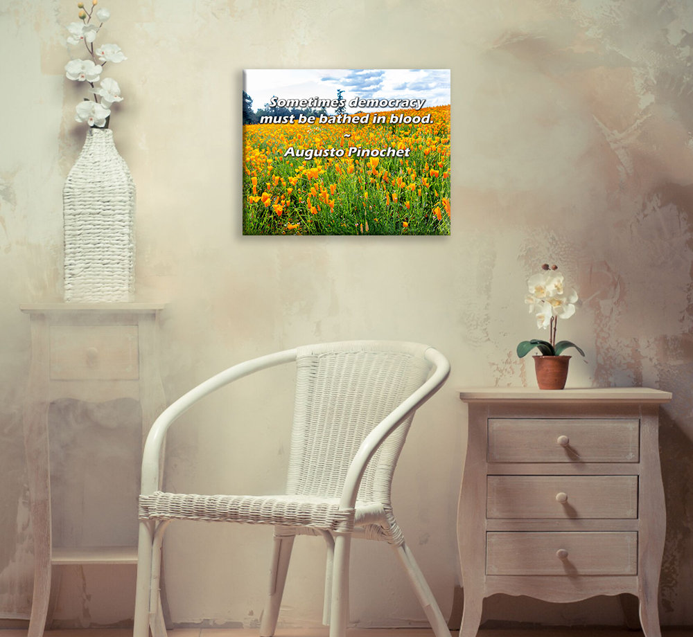 Astoria Grand Artsy Quote By Augusto Pinochet Gallery Wrapped Canvas ...