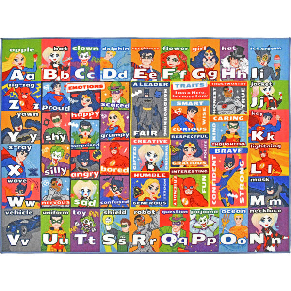 KC Cubs DC Super Hero ABC Alphabet Traits Educational Learning Game Non ...