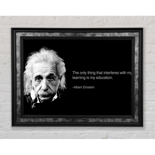 Bright Star Motivational Quote Albert Einstein Education - Single ...
