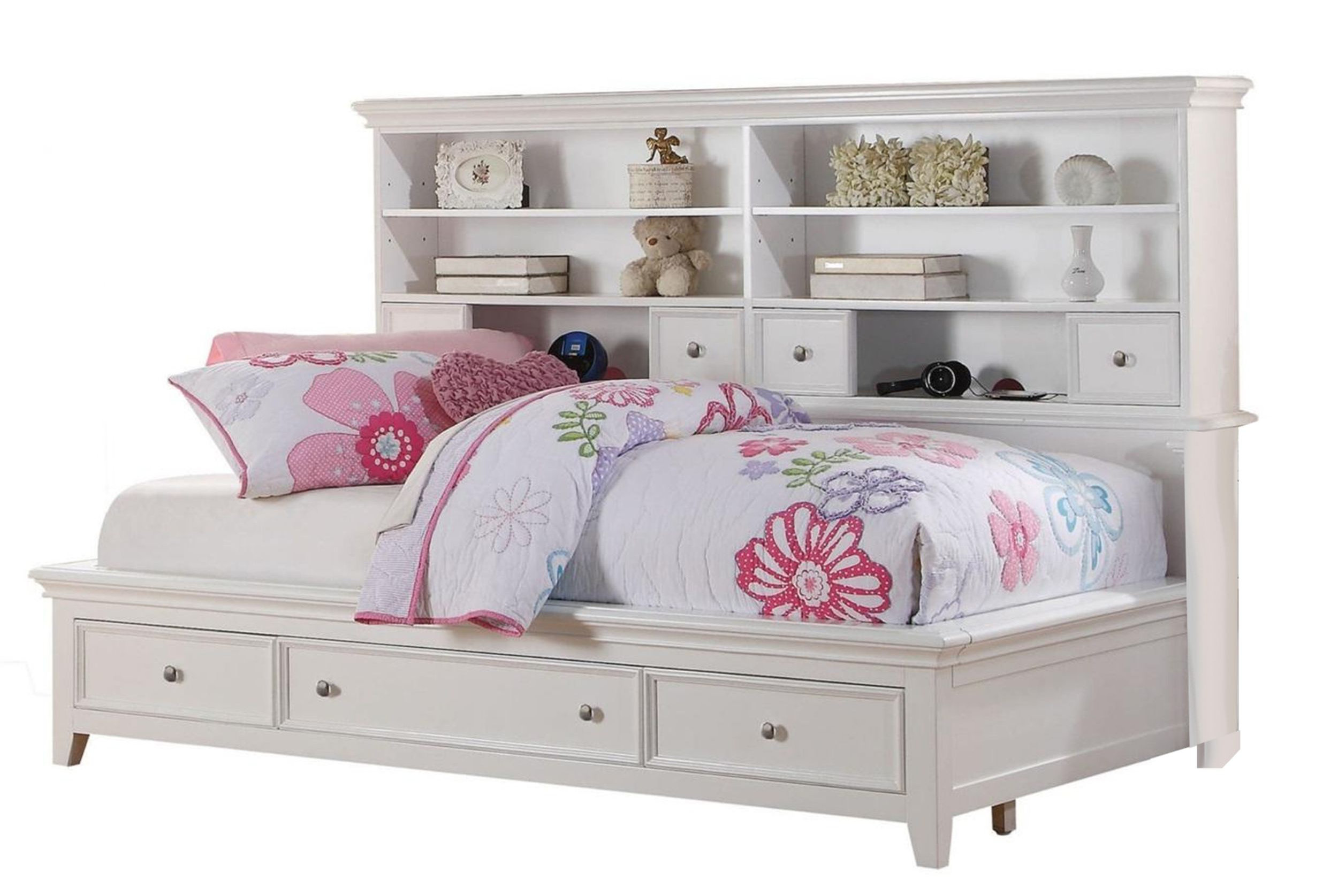 Viv + Rae™ Crotts Platform Bed with Bookcase by | Wayfair