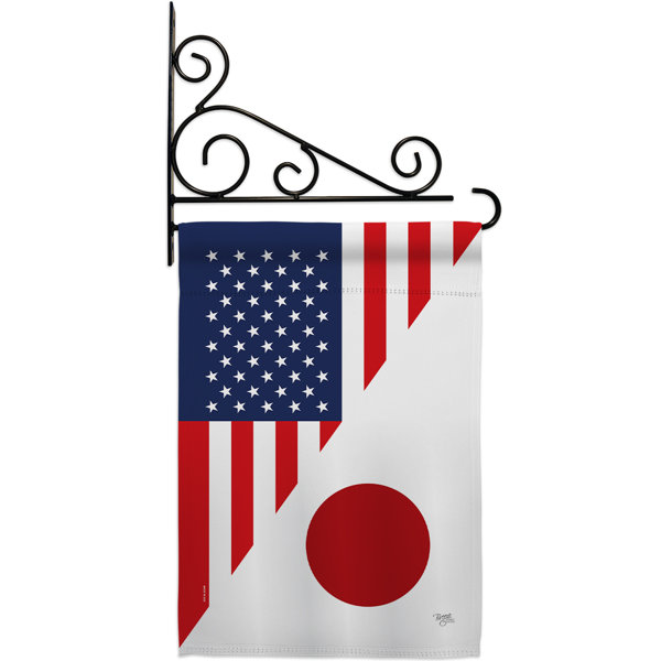 Breeze Decor Double Sided 18.5'' H x 13'' W Polyester Flag Set | Wayfair