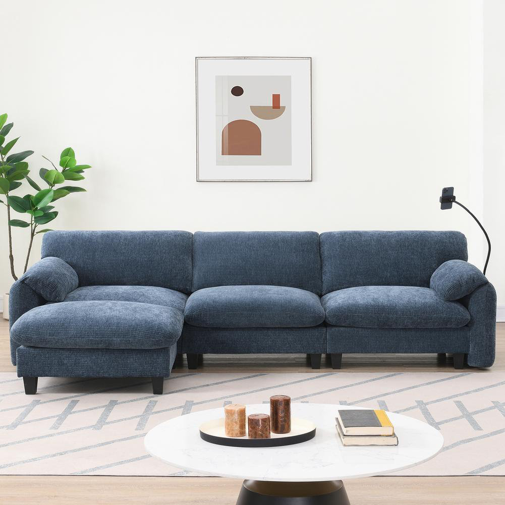 Latitude Run® 4-Person L-Shape Sectional | Wayfair