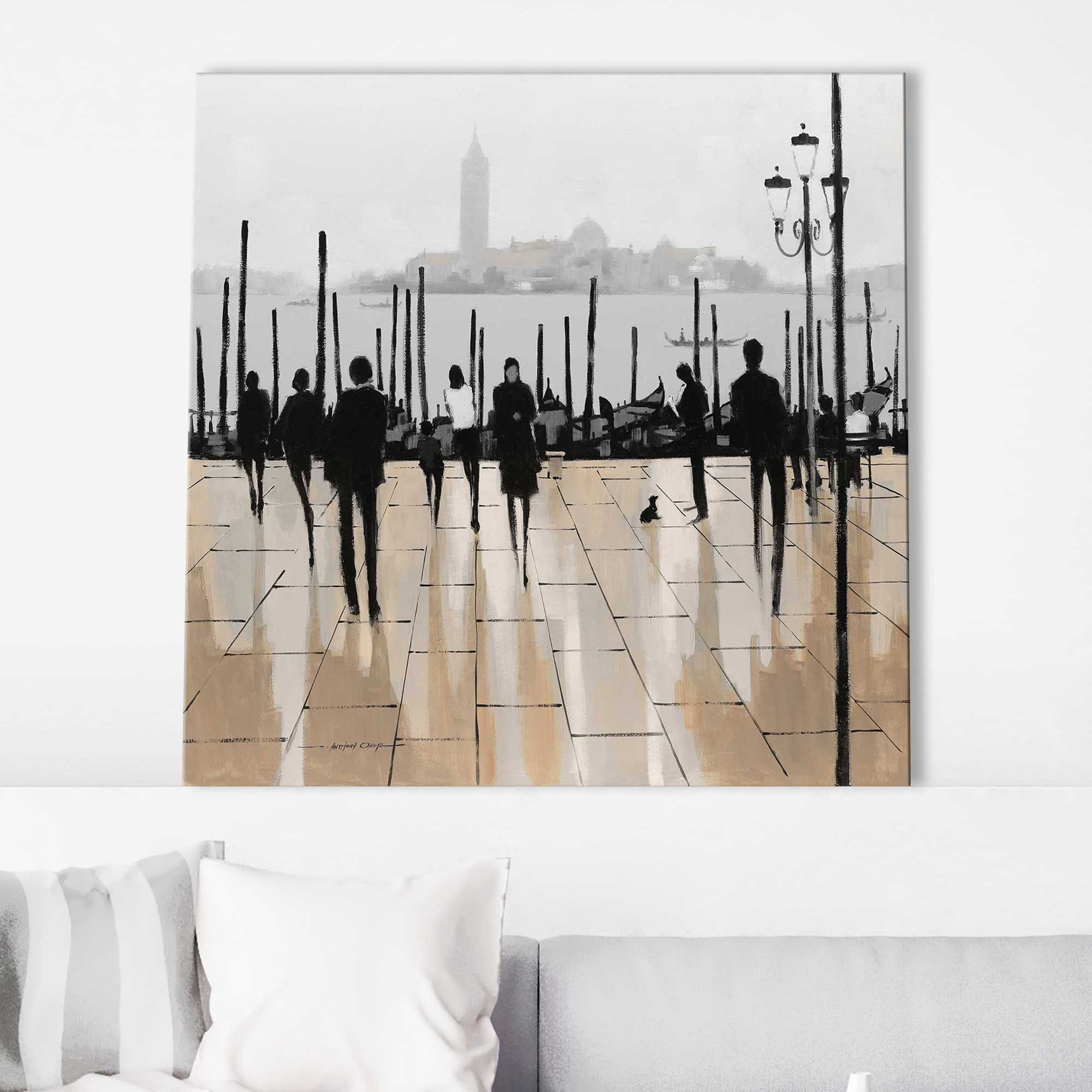 Red Barrel Studio Quiet Gondolas II by E. Anthony Orme - Painting ...