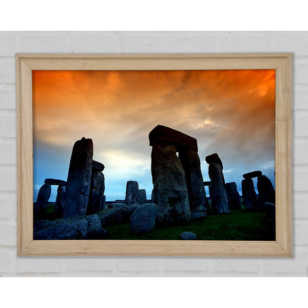 Brayden Studio Stonehenge At First Morning Light - Single Picture Frame ...