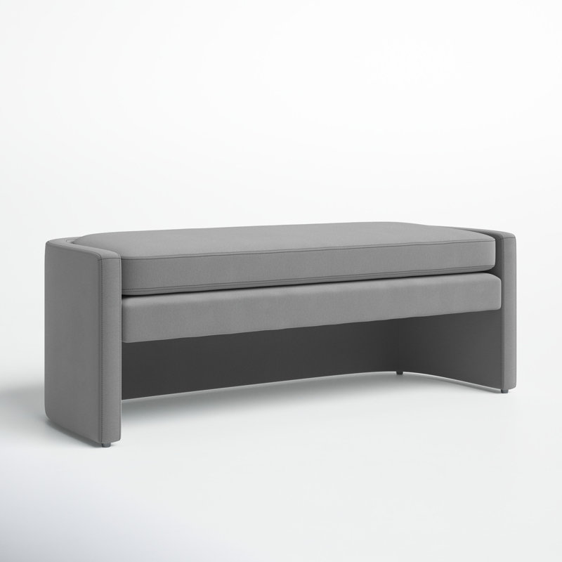 Joss & Main Toni Velvet Upholstered Bench | Wayfair