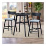 Latitude Run® 3 Pieces Bar Table Set,Modern Round Counter Height Pub ...