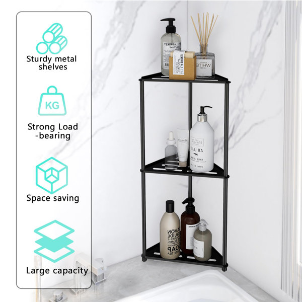 Rebrilliant Standing Shower Caddy Corner, Stainless Steel Shower ...