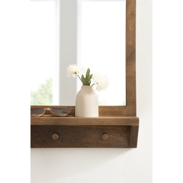Joss & Main Julianna Wood Rectangle Wall Mirror & Reviews | Wayfair