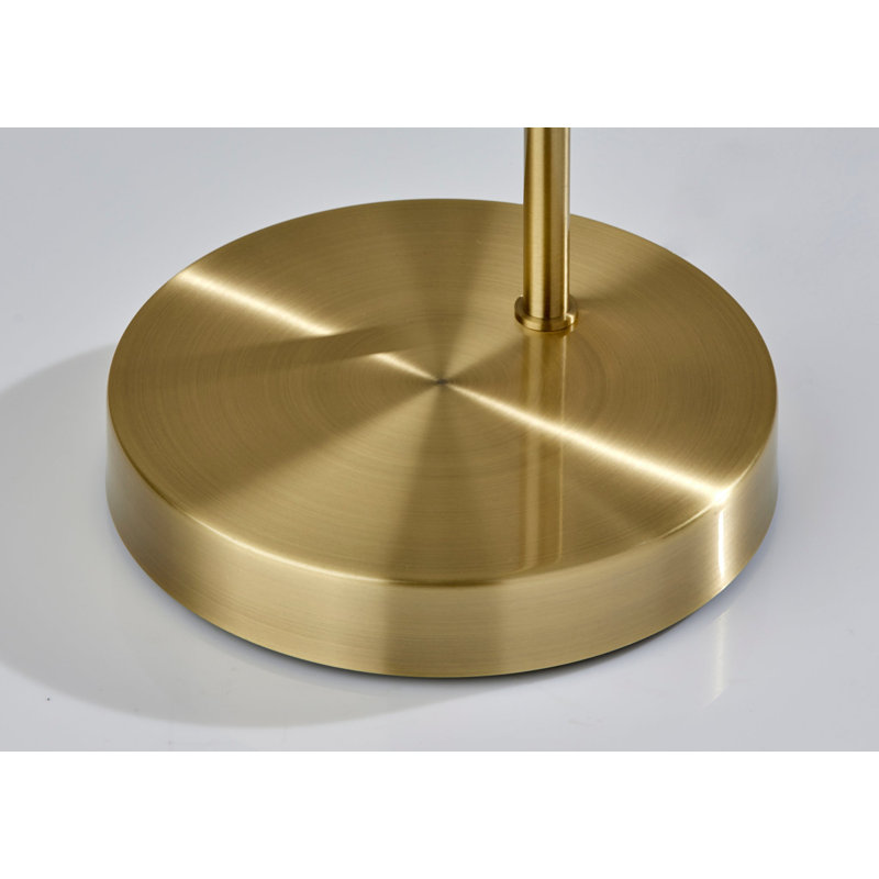 Mercer41 Lucyana 60'' Gold Task/Reading Floor Lamp | Wayfair