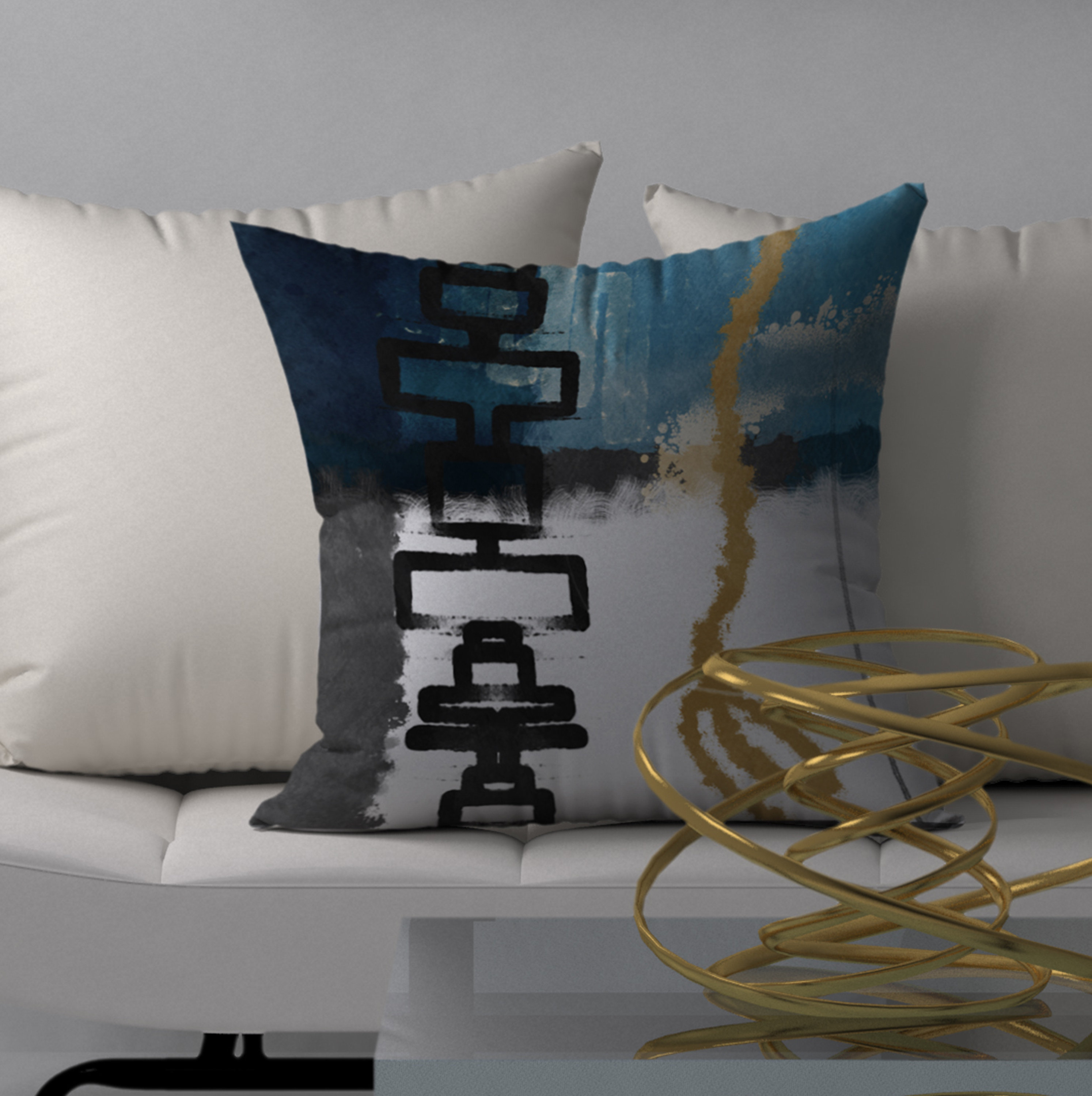 LeRoi Products Speed Safety Square Pillow Cover & Insert | Wayfair