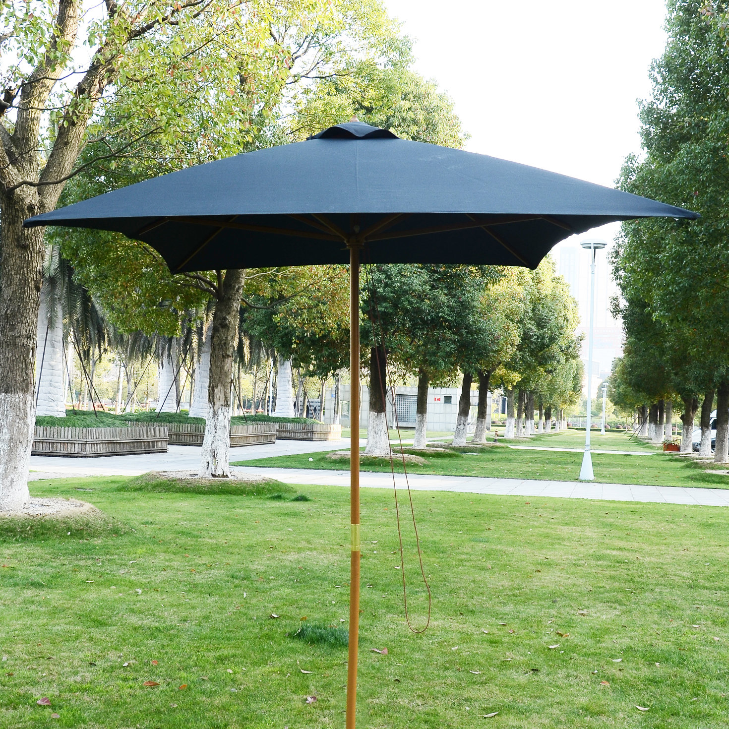 Zipcode Design Firenze Rectangular Traditional Parasol & Reviews ...