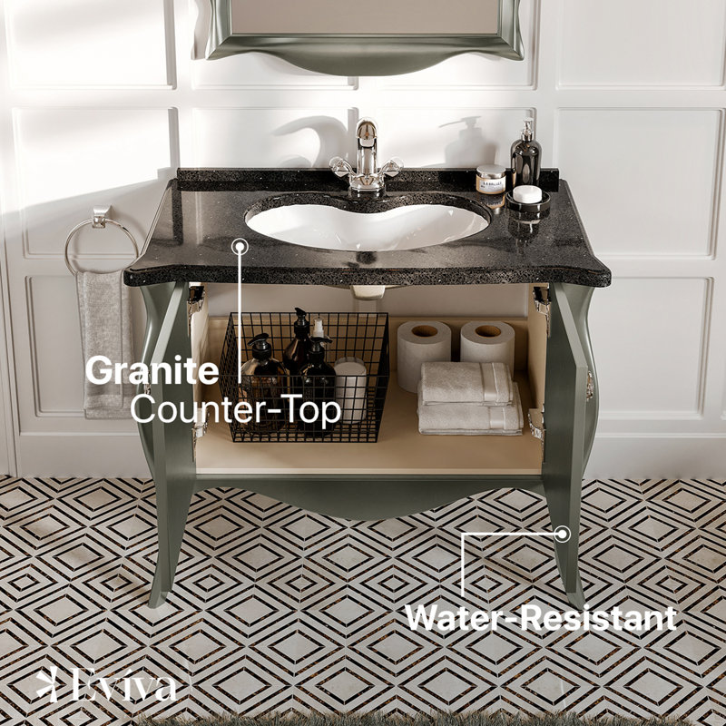 Eviva Glazzy 34" Single Bathroom Vanity Set | Wayfair