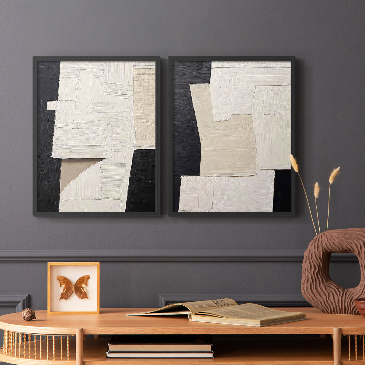 Wexford Home ABSTRACT Series DCLI-Premium Framed Print -Ready to Hang ...