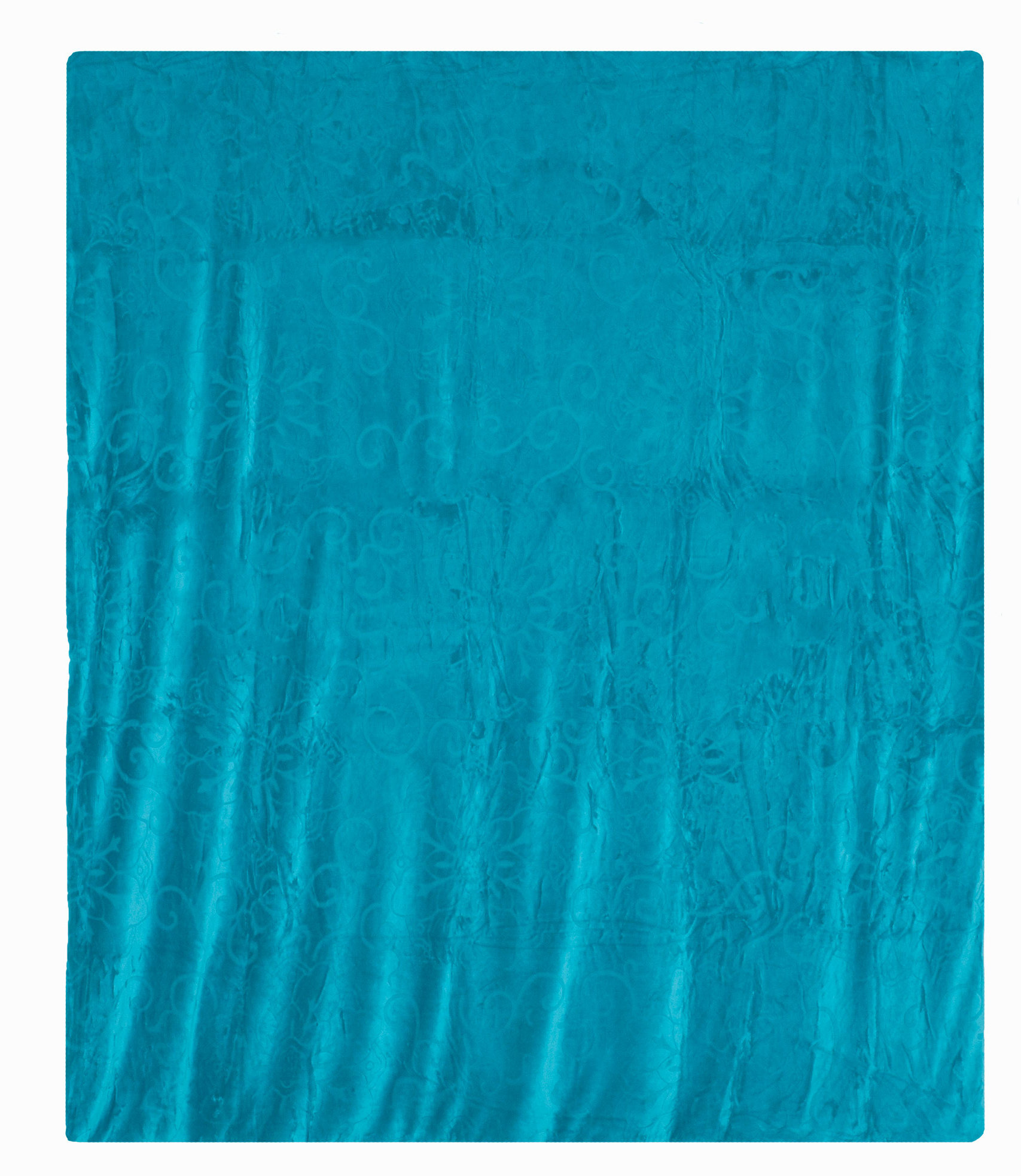 Lavish Home Floral Etched Fleece Blanket - 90x108 King-Size Machine ...