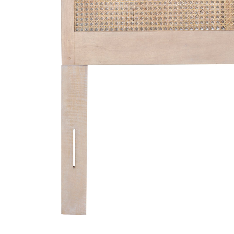 Birch Lane™ Boone Solid Wood and Cane Headboard & Reviews | Wayfair