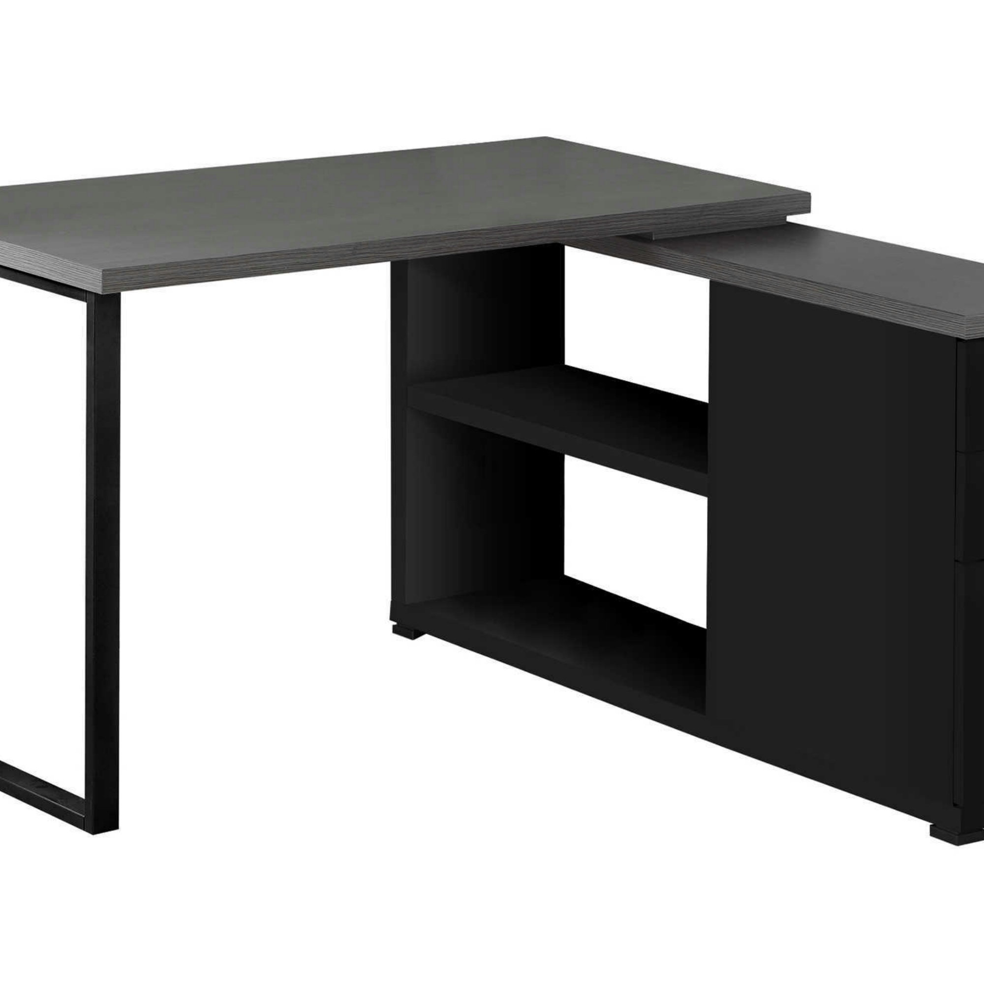 Hokku Designs Computer Desk, Home Office, Corner, Left, Right Set-Up ...