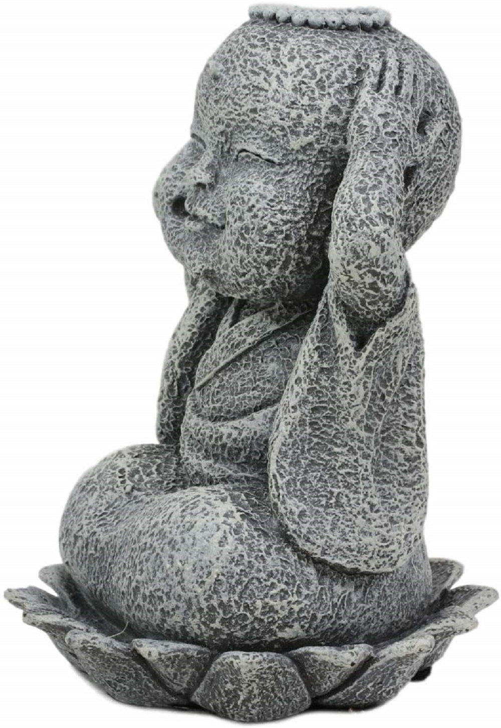 Bungalow Rose Feng Shui Zen Meditating Japanese Jizo Monk on Lotus ...