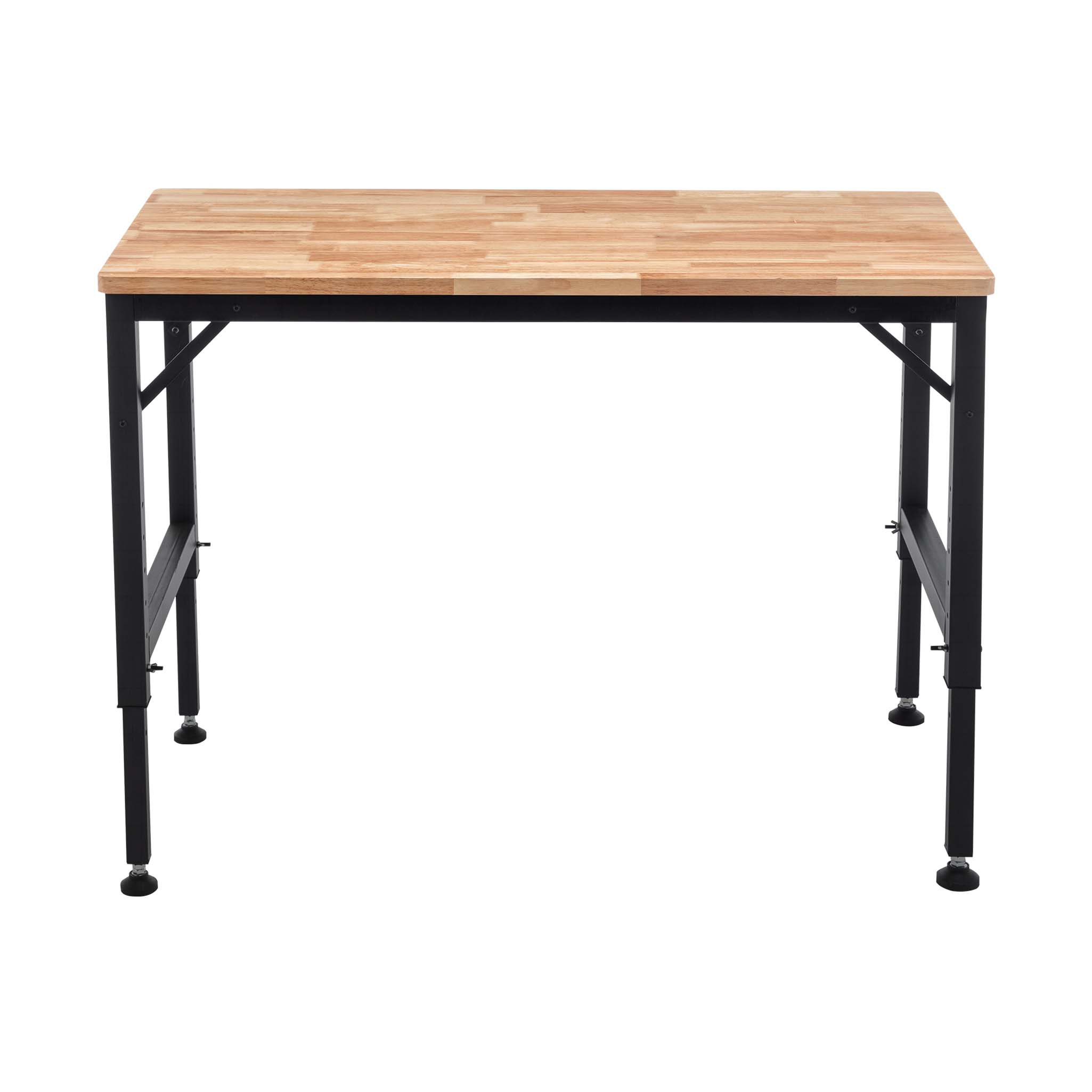 Latitude Run® 48" Heavy-Duty Adjustable Workbench for Garage, Rubber ...