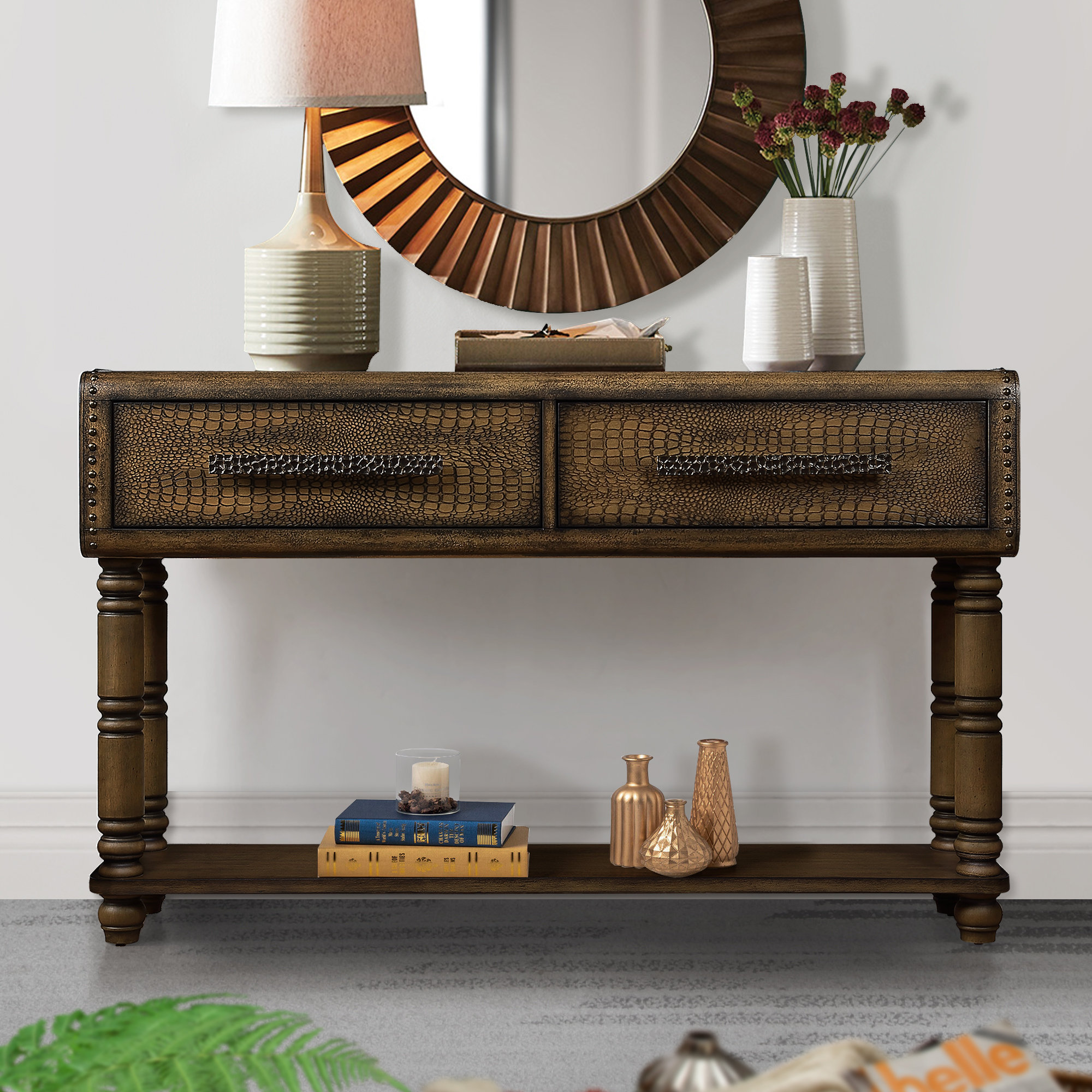 Darby Home Co Athina 54.02'' Console Table,Storage Cabinet - Wayfair Canada