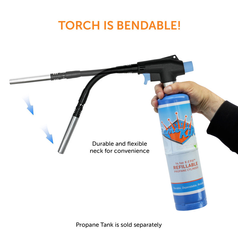 Flame King High Intensity Propane Torch, Bendable Flexible Neck for ...