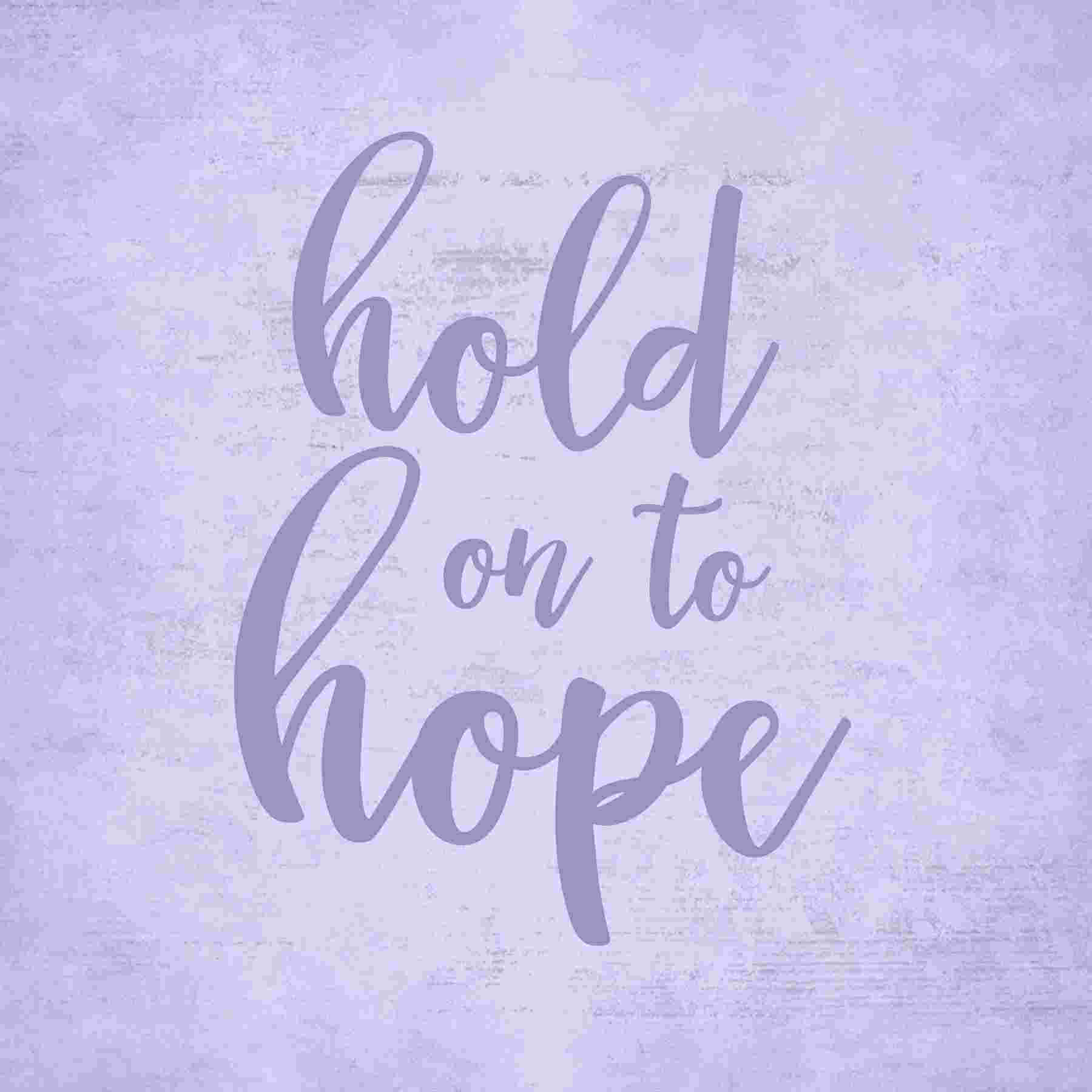 Trinx Hold Hope - Wrapped Canvas Textual Art | Wayfair