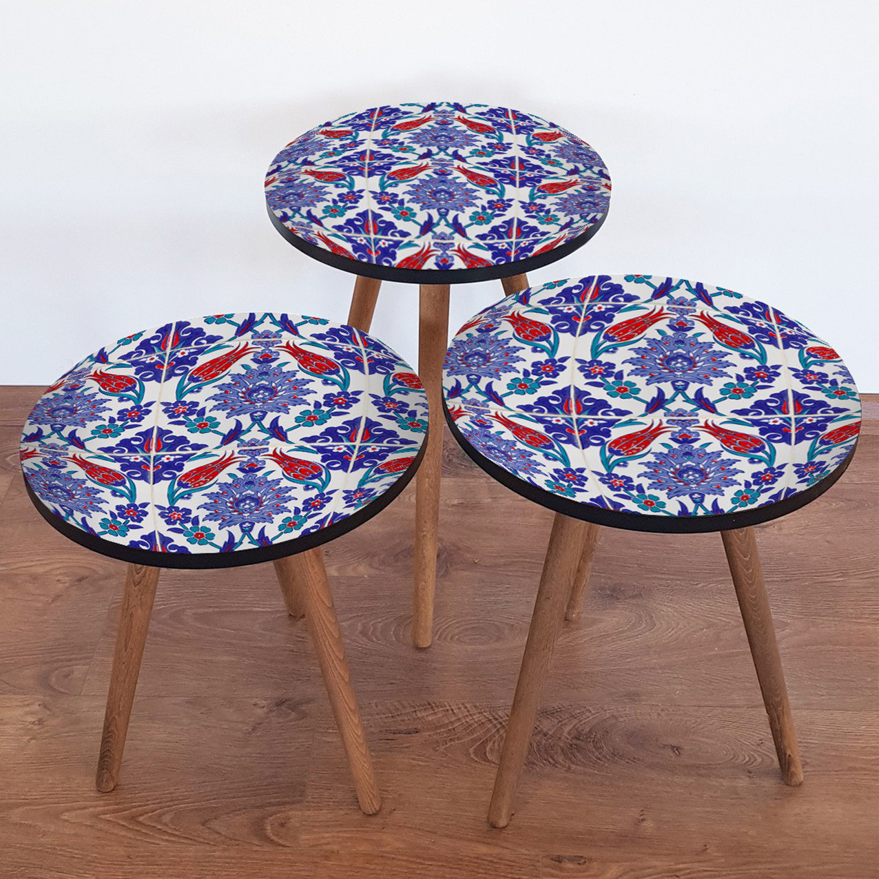 East Urban Home Altoona 3 Legs Nesting Tables | Wayfair