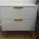 Fjørde & Co Adams 2 Drawer Bedside Table & Reviews | Wayfair.co.uk