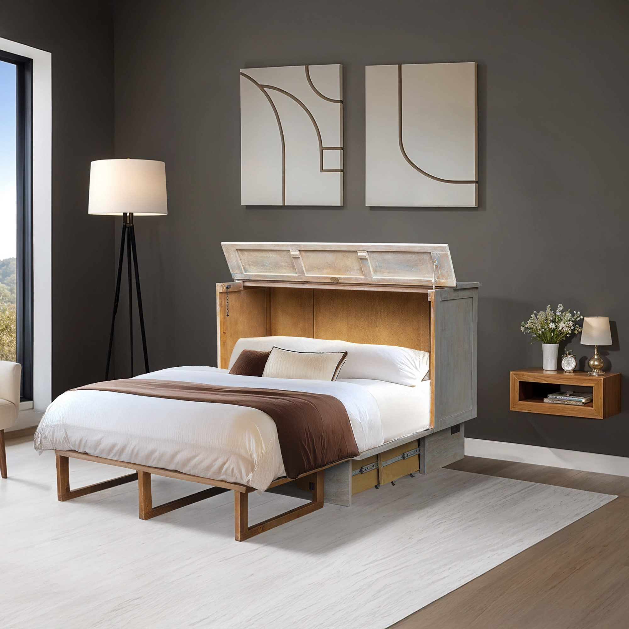 Rosalind Wheeler Westport Sleep Cabinet With Storage Bed | Wayfair