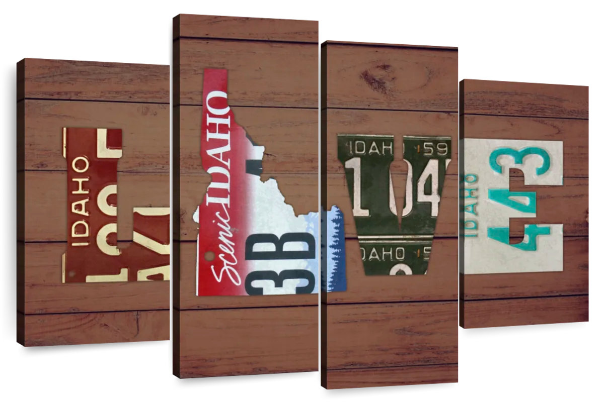 Ebern Designs Tergel ID State Love | Wayfair