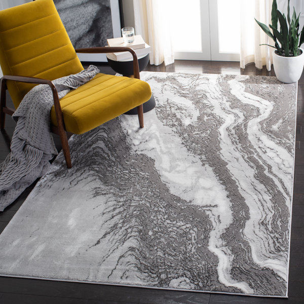 Orren Ellis Manfred Performance Abstract Rug & Reviews | Wayfair