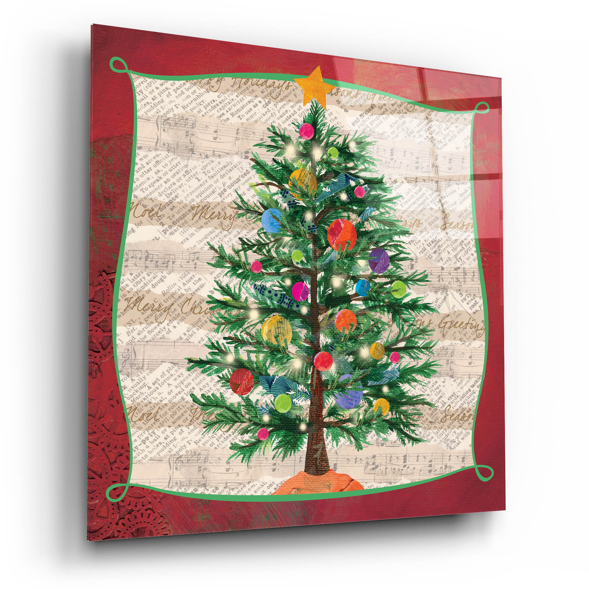 The Holiday Aisle® 'Collage Christmas 1' by Fiona Stokes-Gilbert ...