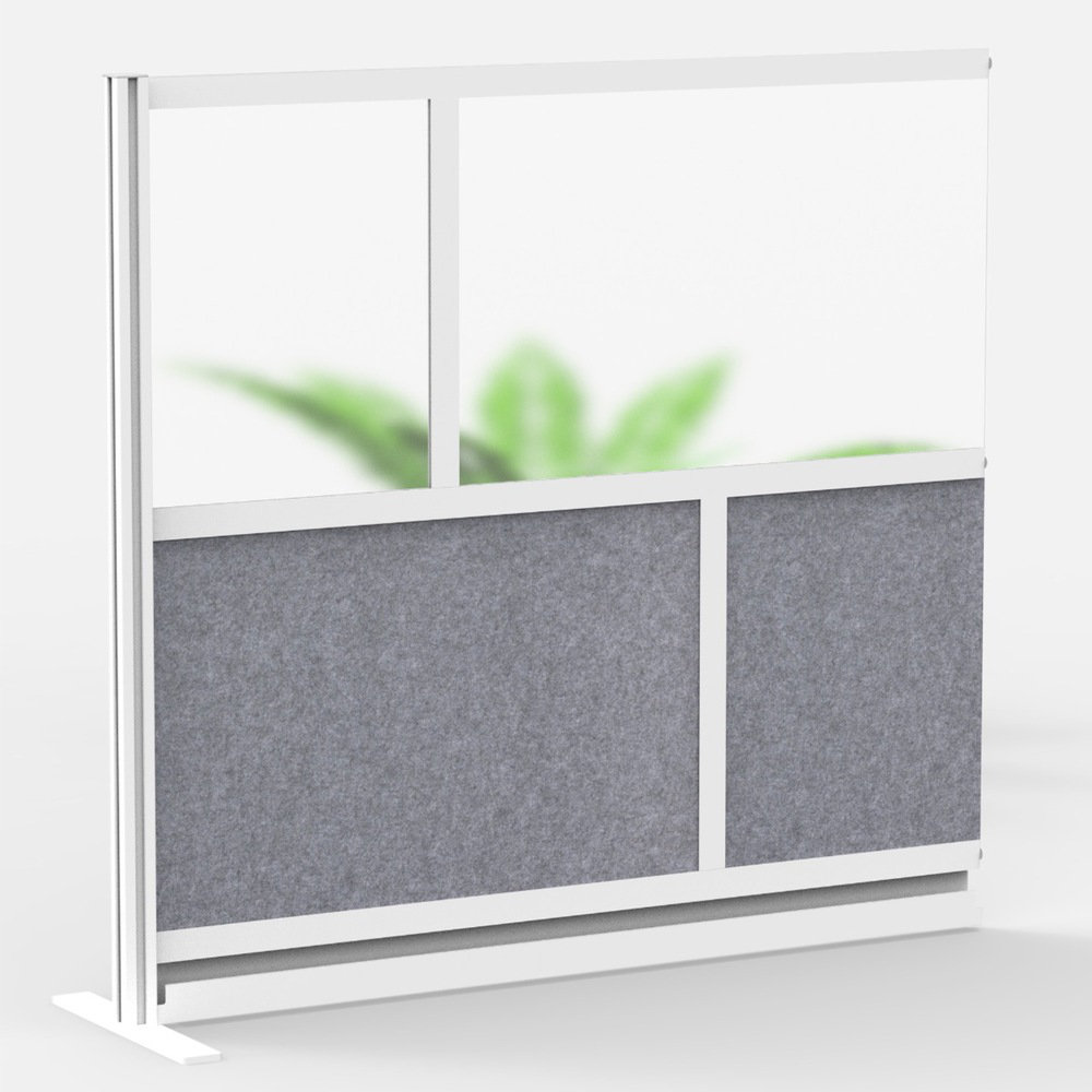 Luxor Harmony Modular Room Divider Wall System - 70" x 48" Starter Wall ...