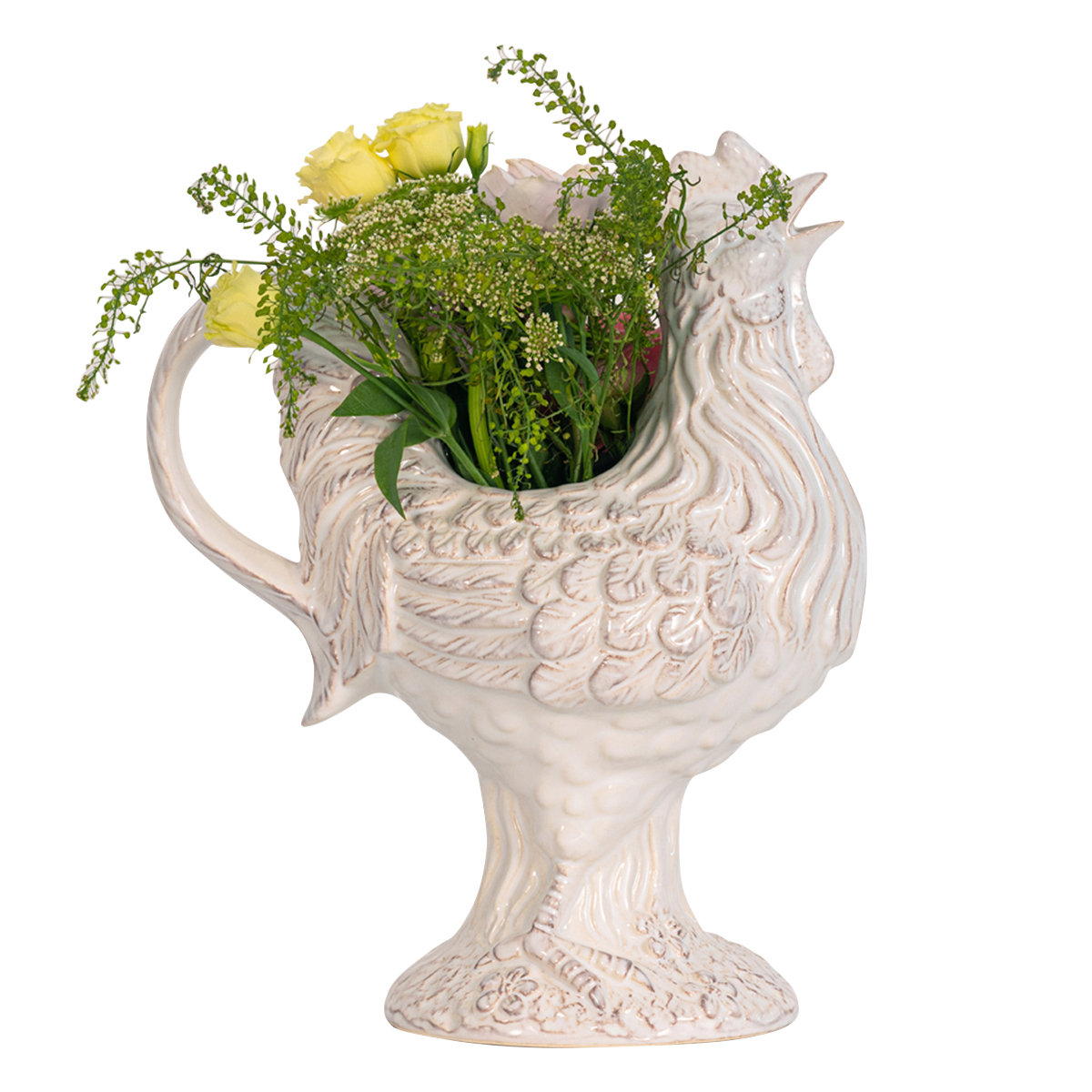 Juliska Clever Creatures Ceramic Rooster Pitcher | Wayfair