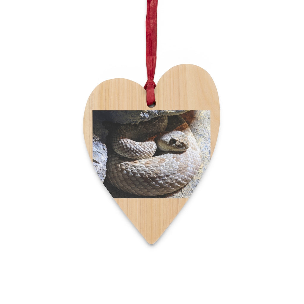 The Holiday Aisle® Snake 3 Wooden Holiday Shaped Ornament | Wayfair