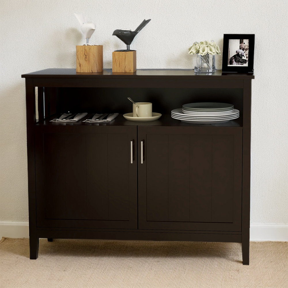 Winston Porter Kitchen Storage Sideboard, Dining Buffet Server Cupboard ...