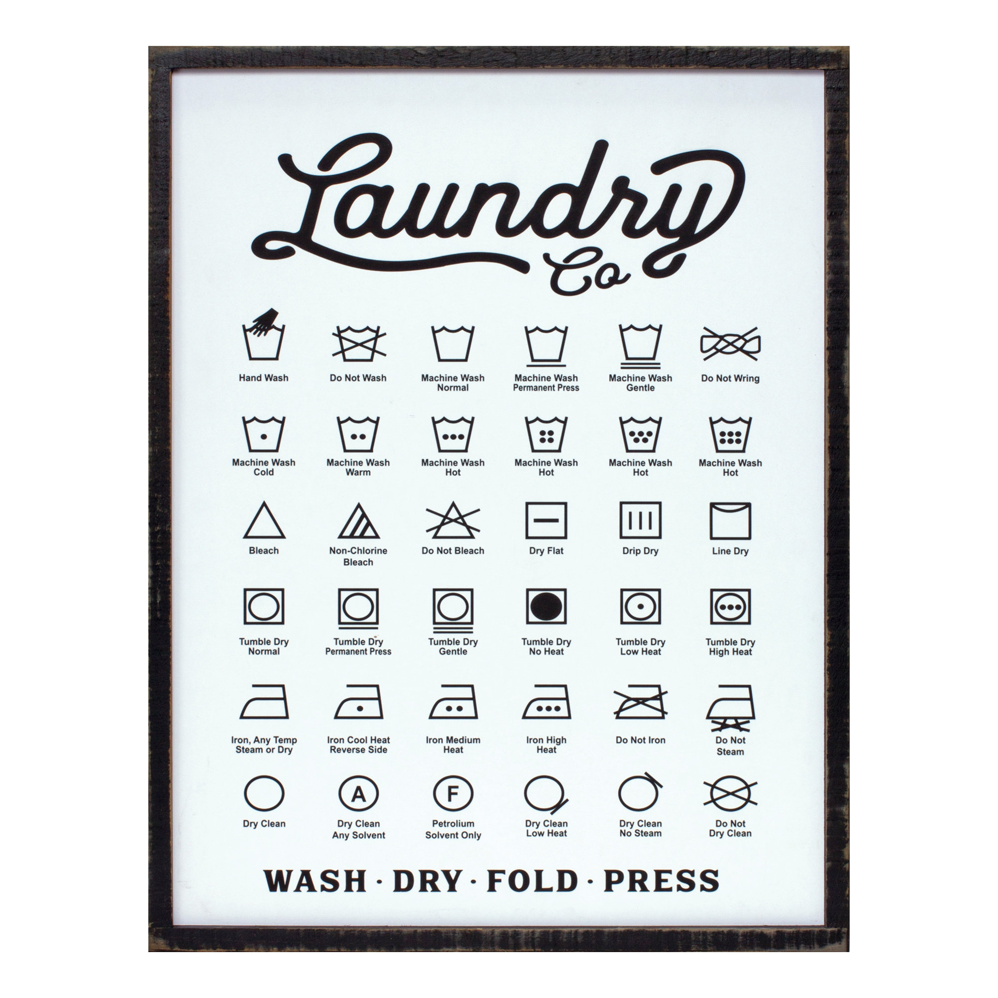 Trinx Laundry Sign | Wayfair