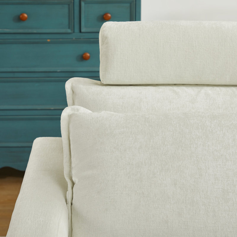 Latitude Run® 67'' Upholstered Sofa-chenille comfy Cloud Couch,power ...