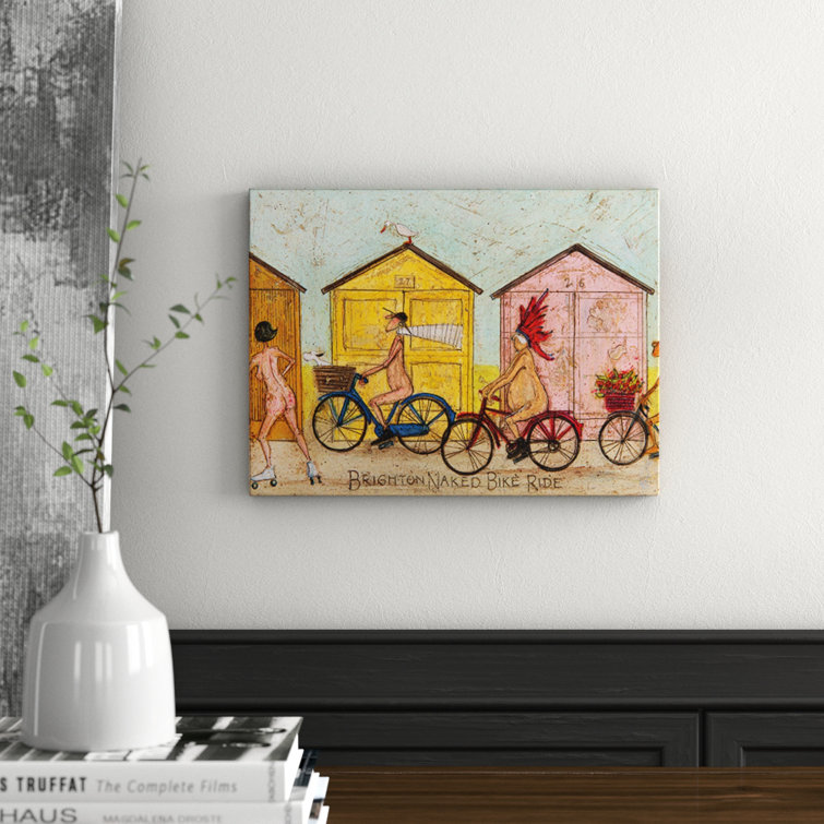 East Urban Home Brighton Naked Bike Ride by Sam Toft - Unframed ...