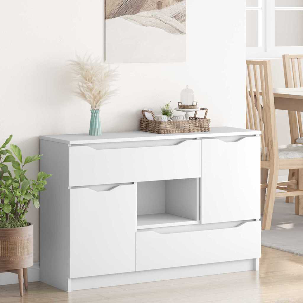 Norden Home Sideboard Concrete Grey 100 X 30 X 65.6 Engineered Wood ...