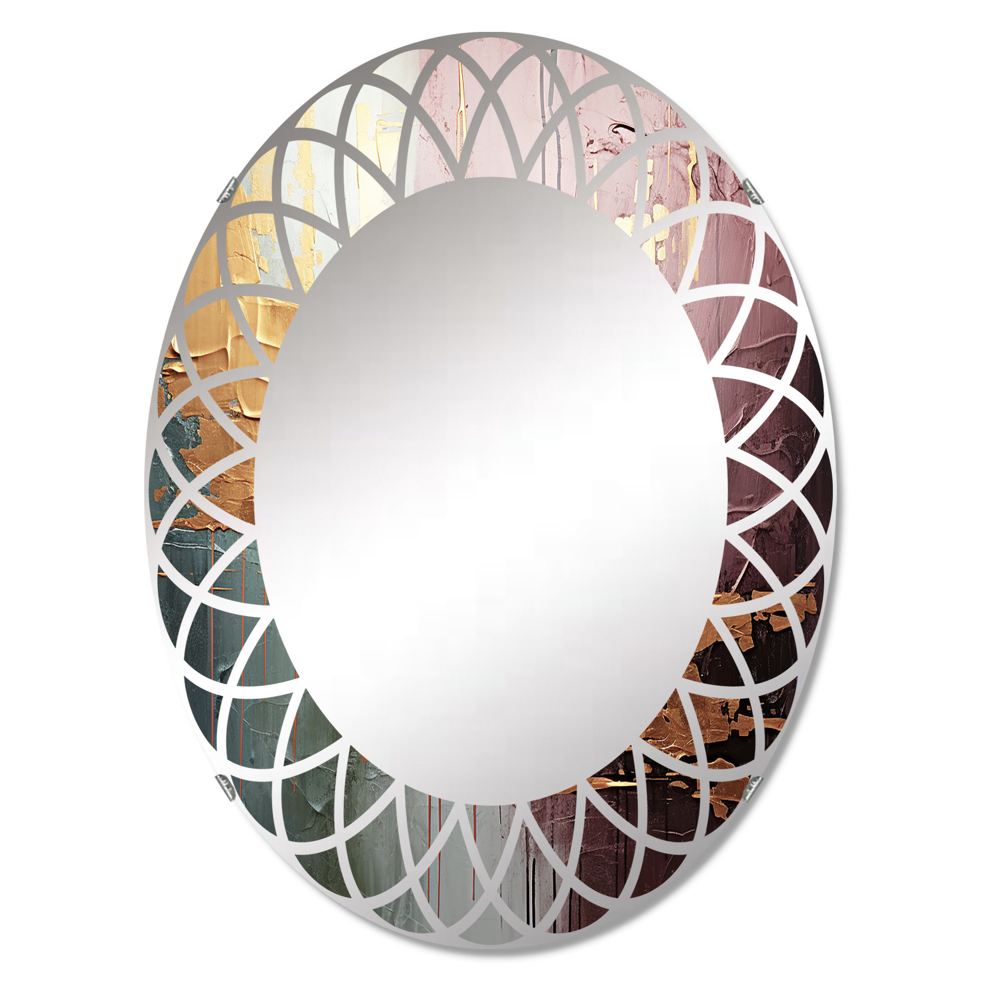 East Urban Home Wakeem Oval Wall Mirror | Wayfair