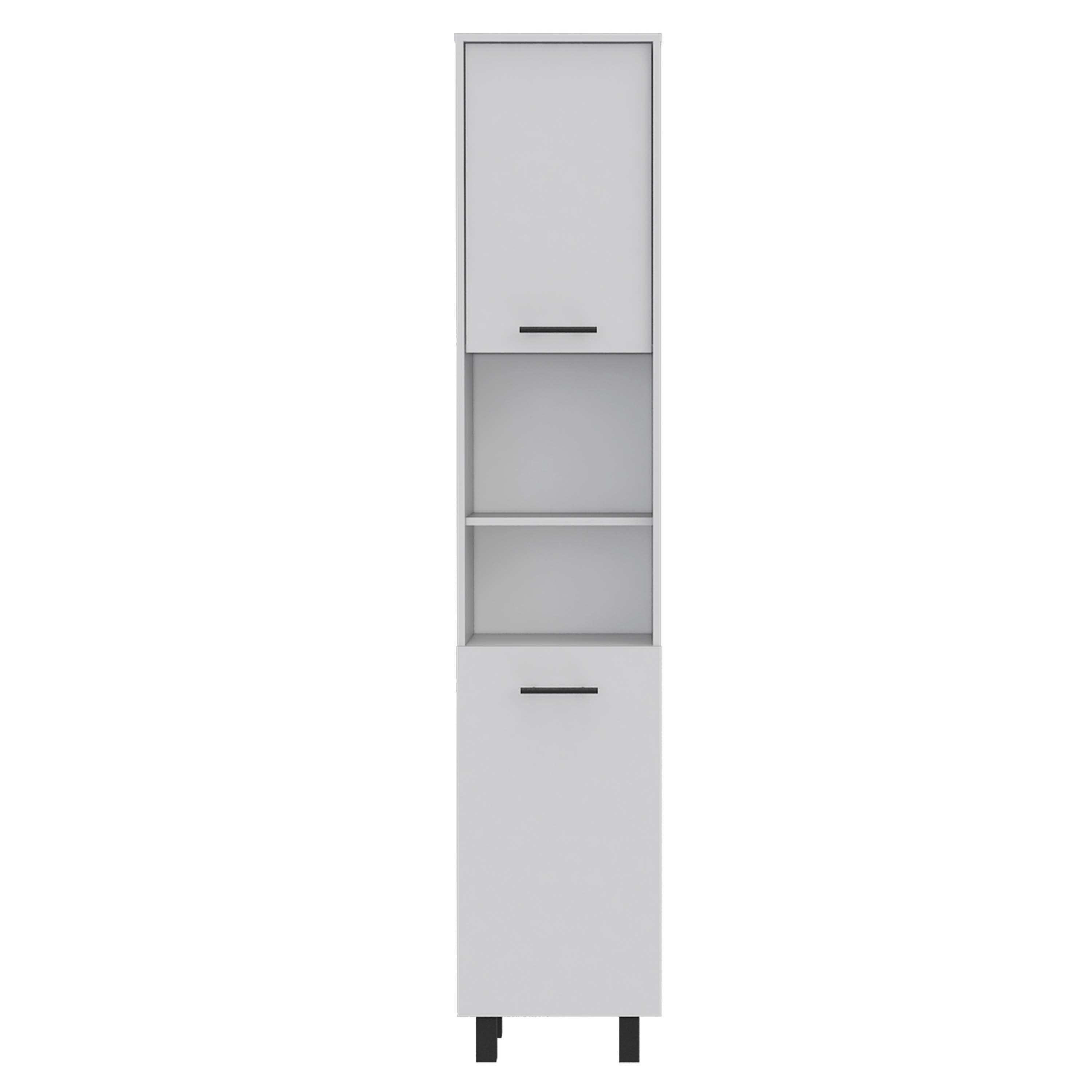 Latitude Run® Elwine Pantry, Four Legs, Three Interior Shelves, Two ...